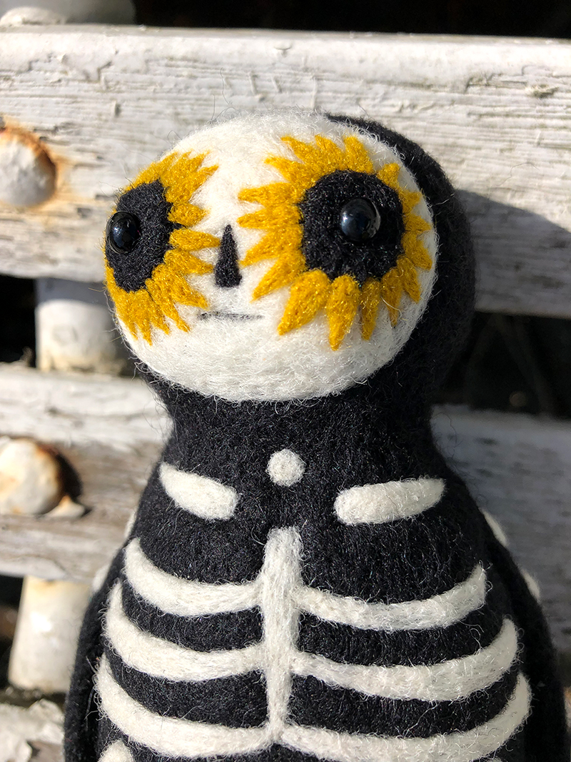 Sunflower Skeleton - The Spectral Studio